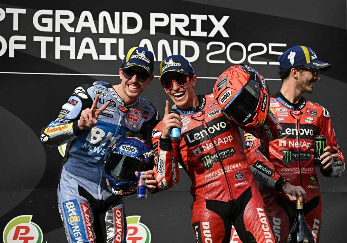 Marquez Brothers Dominate Thai MotoGP Warm-Up Ahead of Main Race - BK8 NEWS